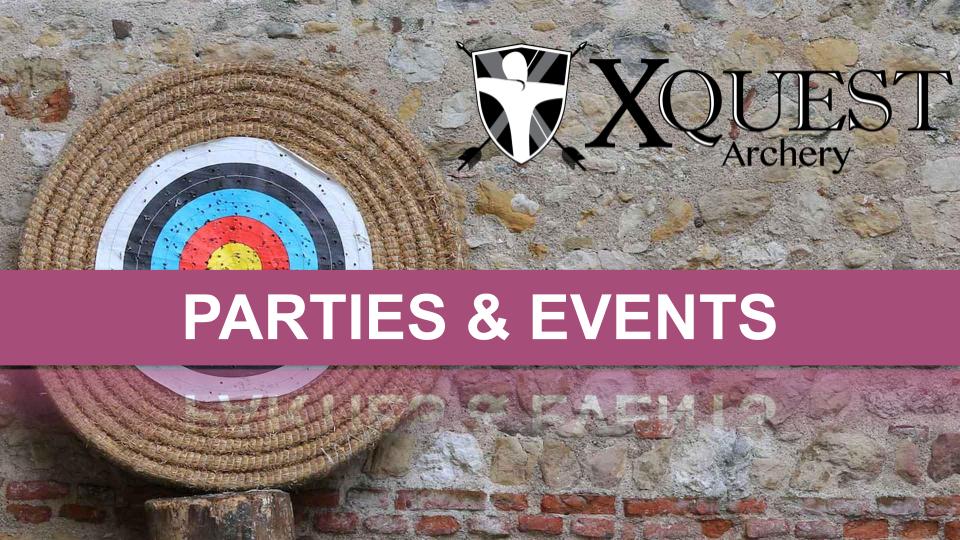 XQuest Parties & Events – Xquest Archery